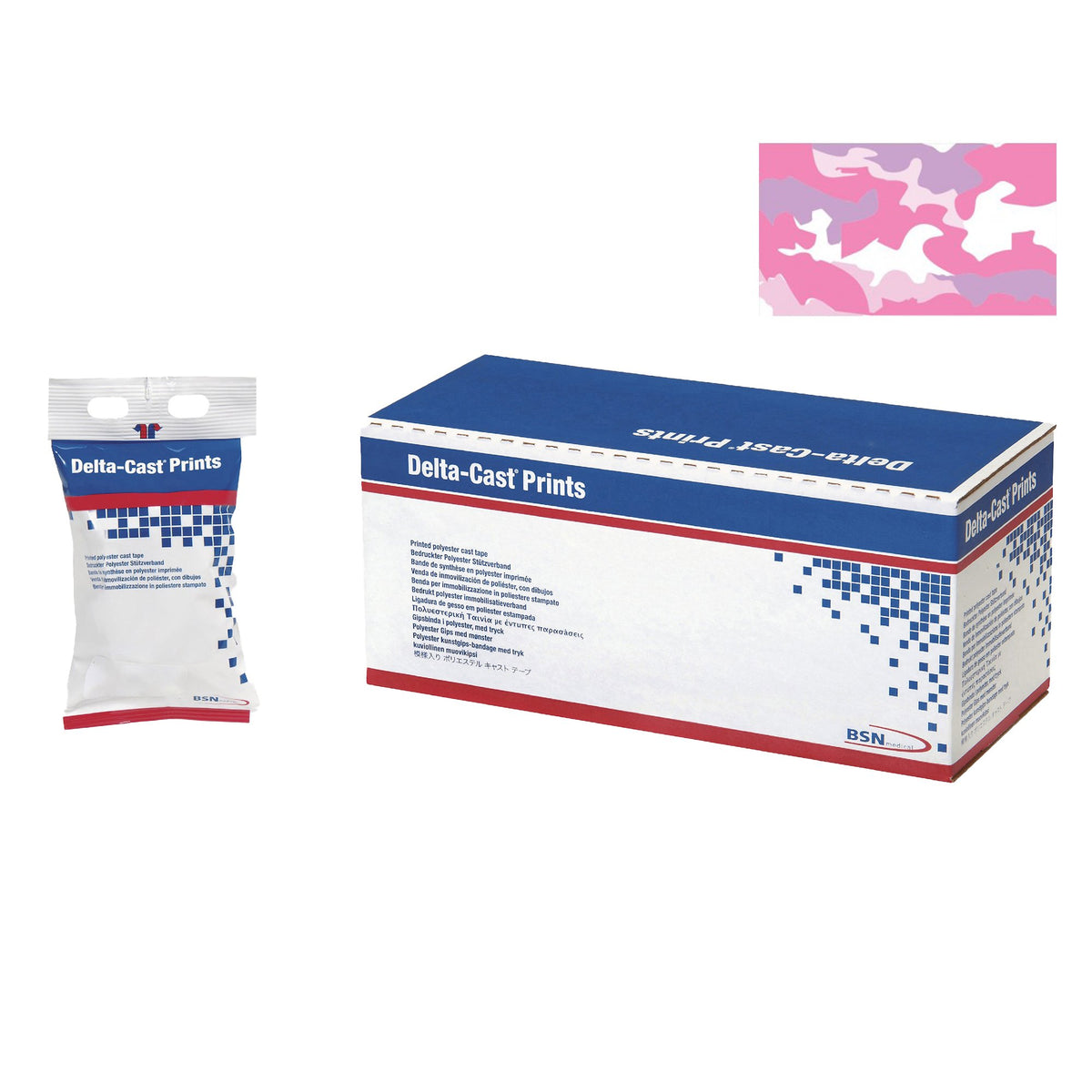 BSN Medical/Jobst 7227340 Cast Tape 2" x 4 yds Pink Camo 10