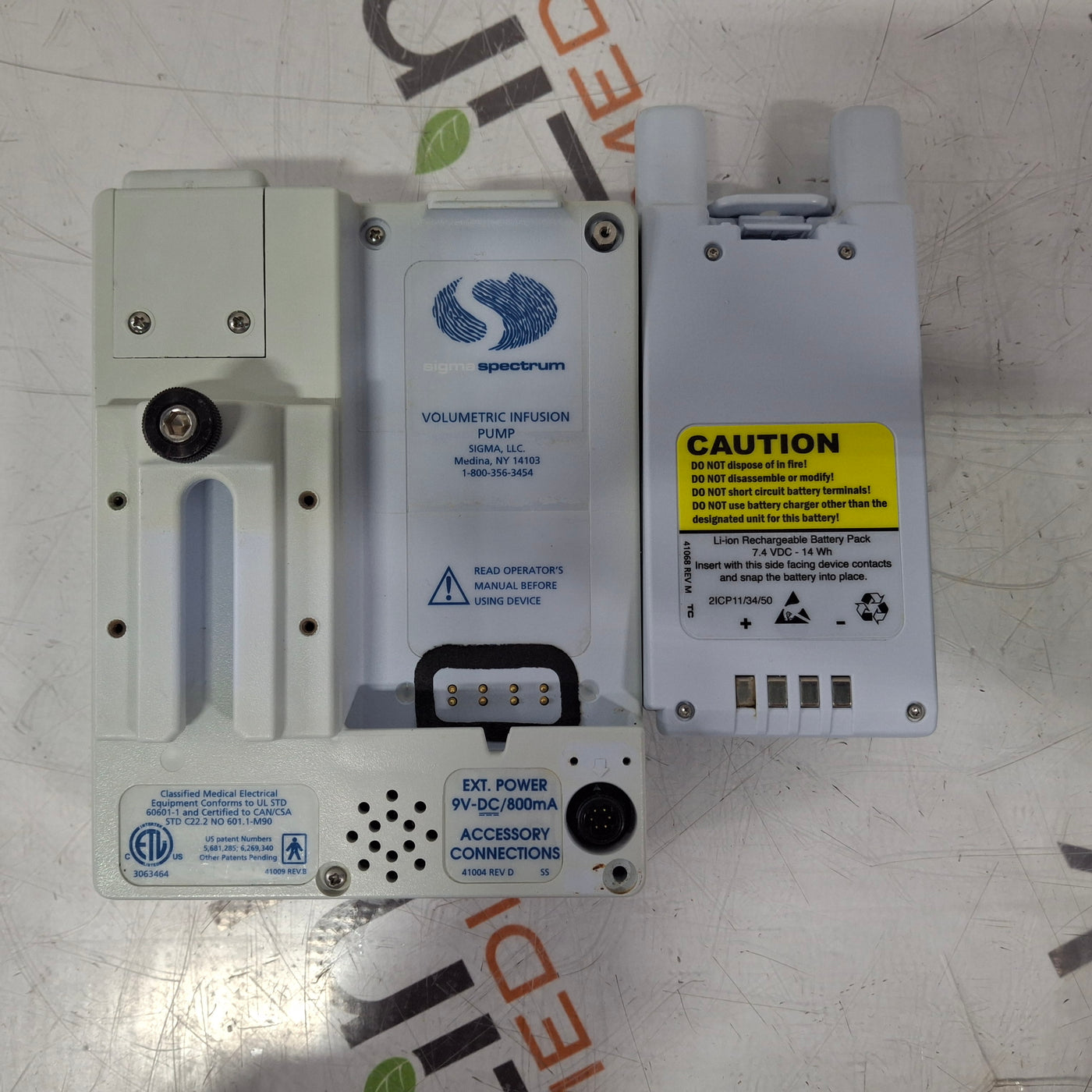 Baxter Sigma Spectrum with A/B/G/N Battery Infusion Pump