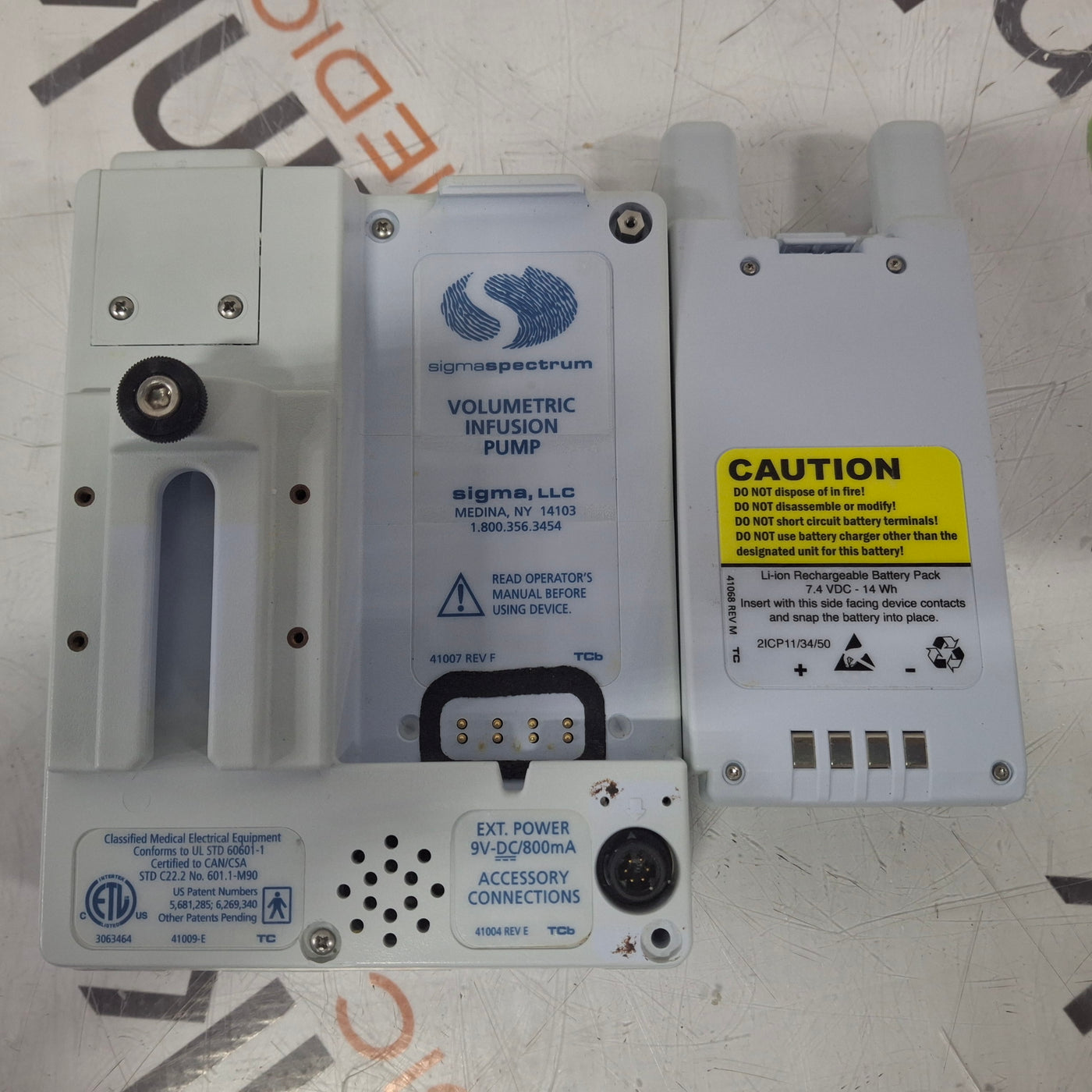 Baxter Sigma Spectrum with A/B/G/N Battery Infusion Pump