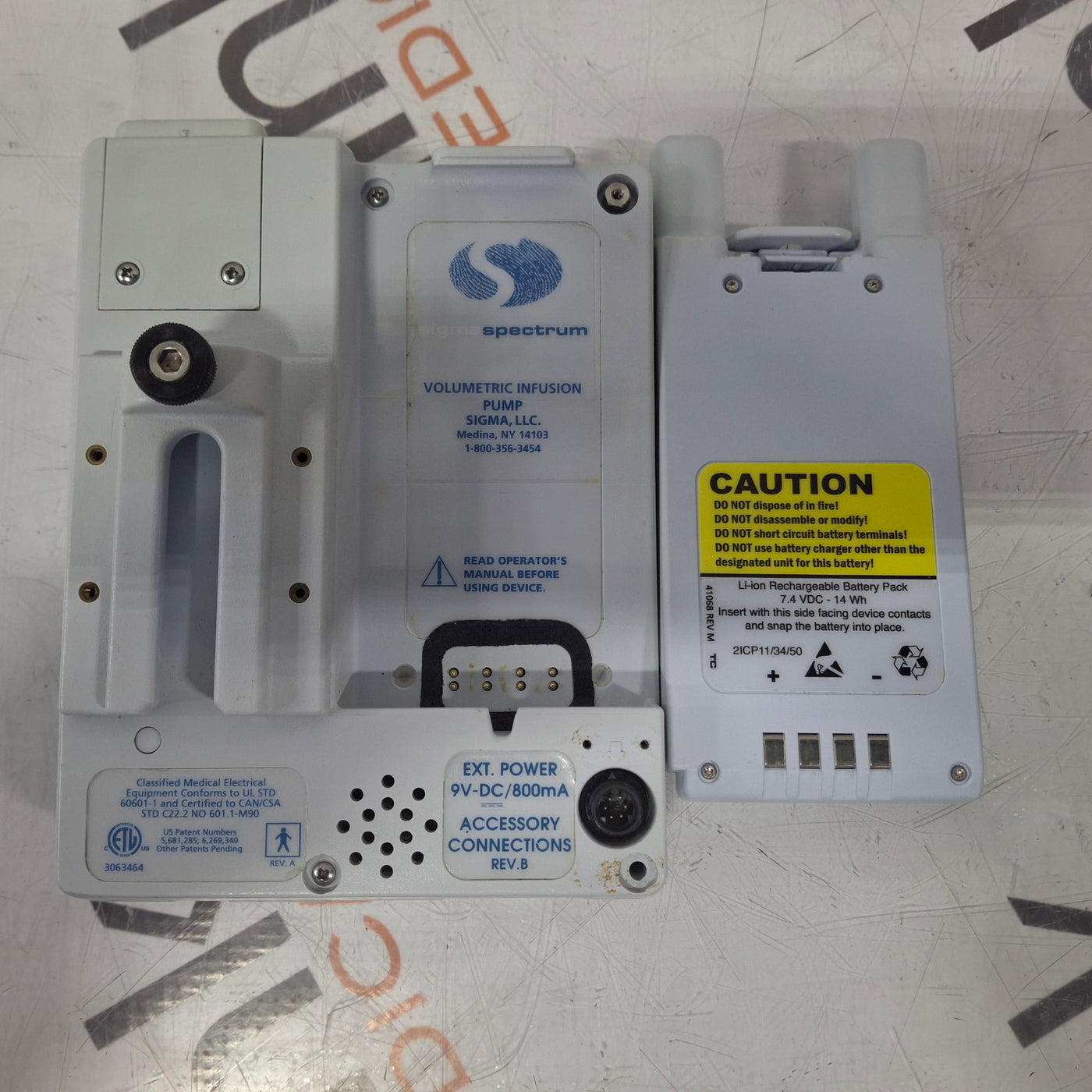 Baxter Sigma Spectrum with A/B/G/N Battery Infusion Pump