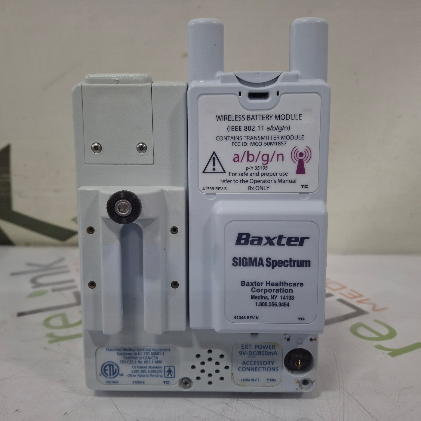 Baxter Sigma Spectrum with A/B/G/N Battery Infusion Pump