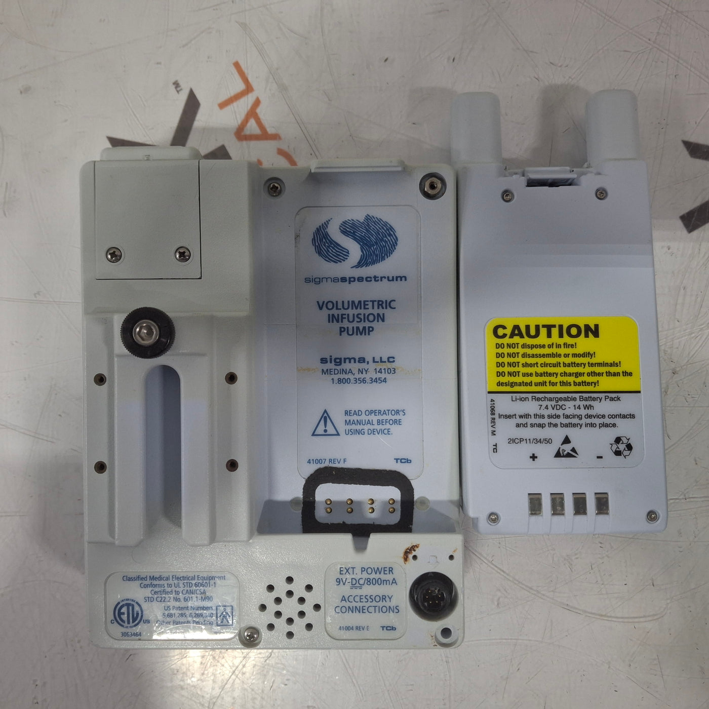 Baxter Sigma Spectrum with A/B/G/N Battery Infusion Pump