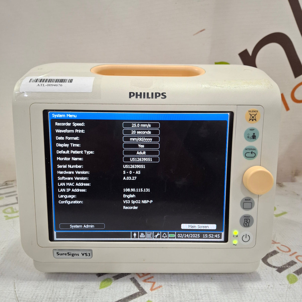 Philips Suresigns VS3 Vital Signs Monitor — reLink Medical