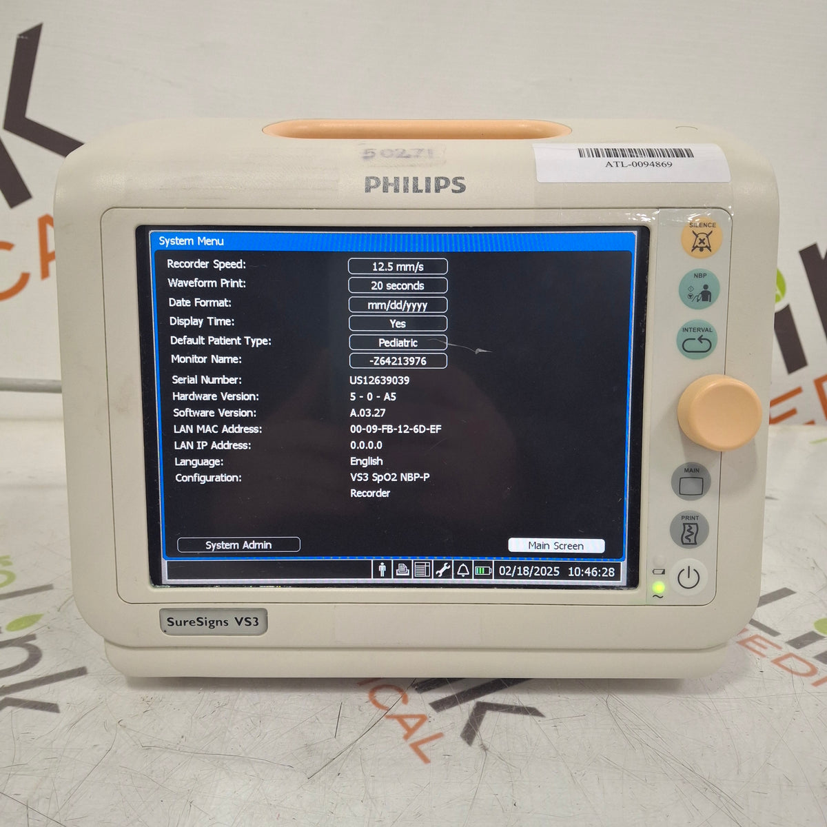Philips Suresigns VS3 Vital Signs Monitor — reLink Medical