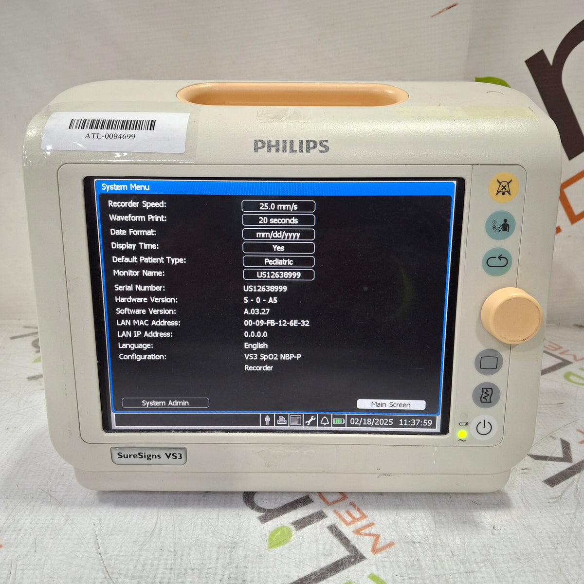Philips Suresigns VS3 Vital Signs Monitor — reLink Medical