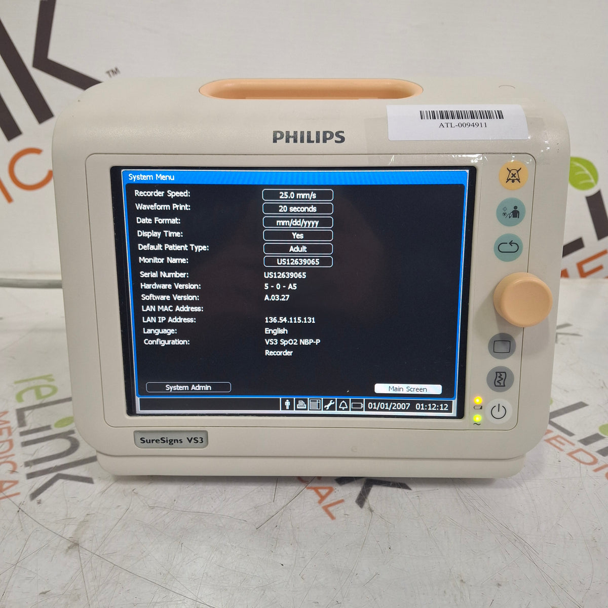 Philips Suresigns VS3 Vital Signs Monitor — reLink Medical