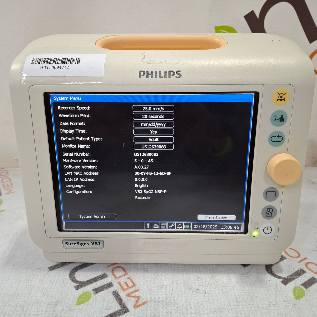 Philips Suresigns VS3 Vital Signs Monitor — reLink Medical