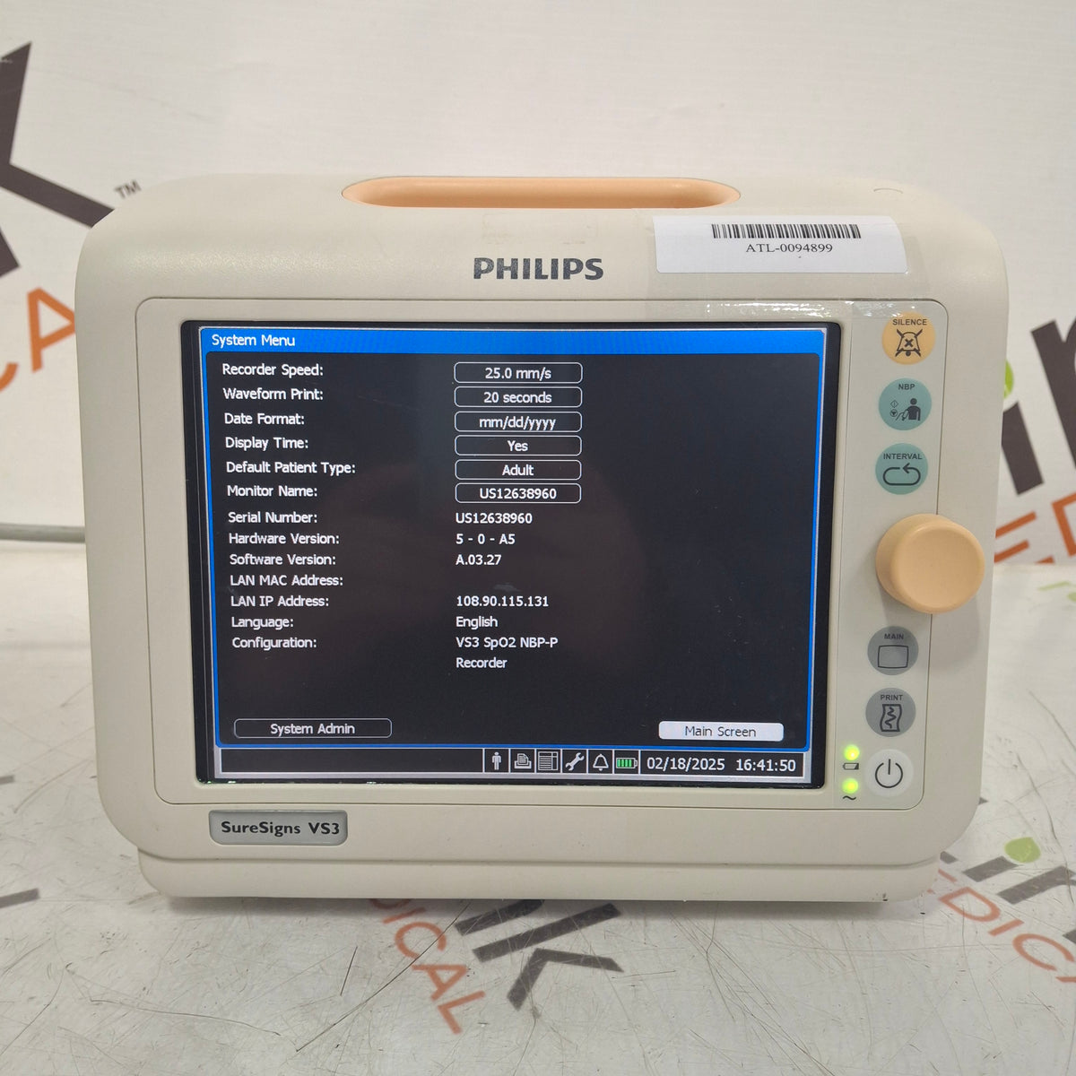 Philips Suresigns VS3 Vital Signs Monitor — reLink Medical