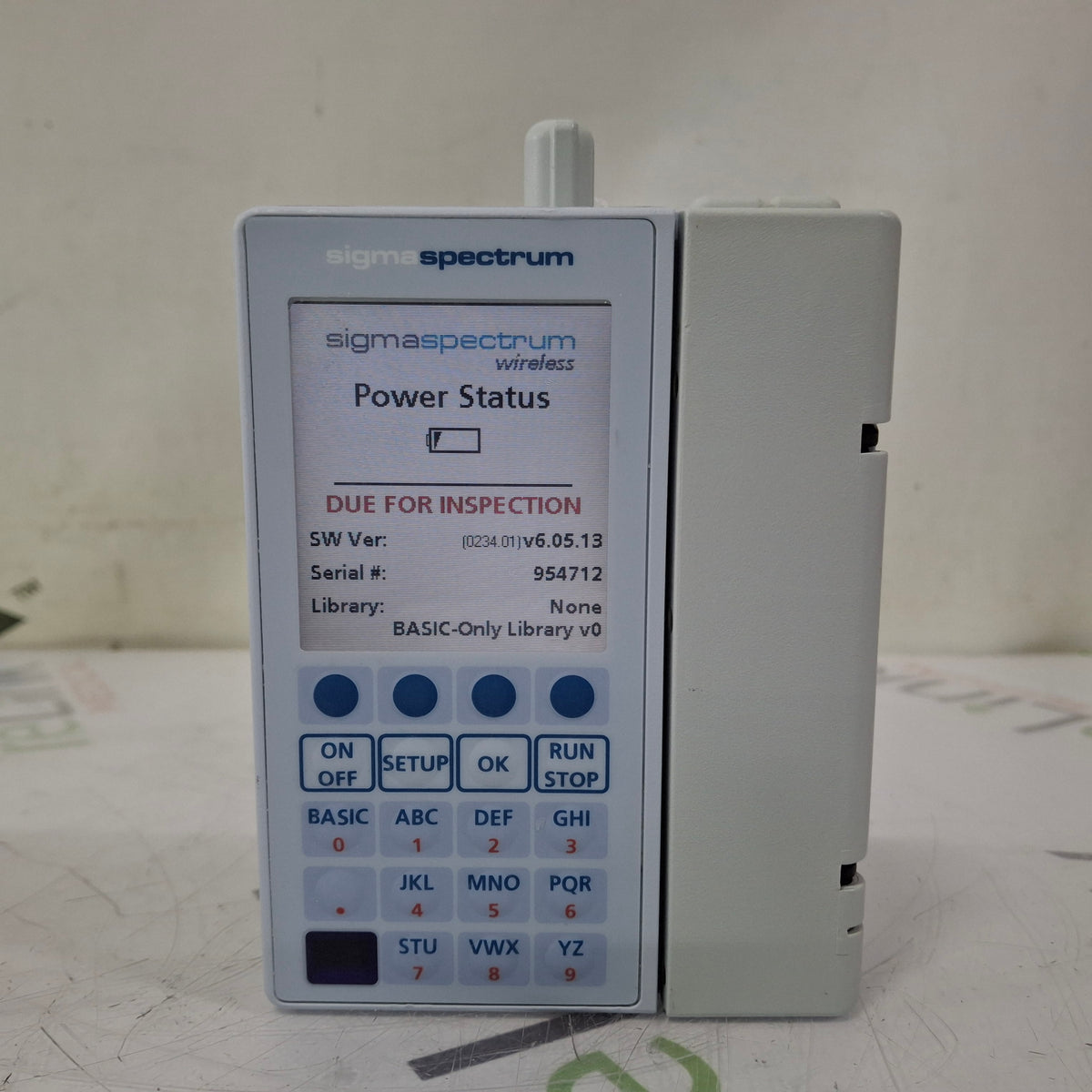 Baxter Sigma Spectrum 6.05.13 with B/G Battery Infusion Pump — reLink ...