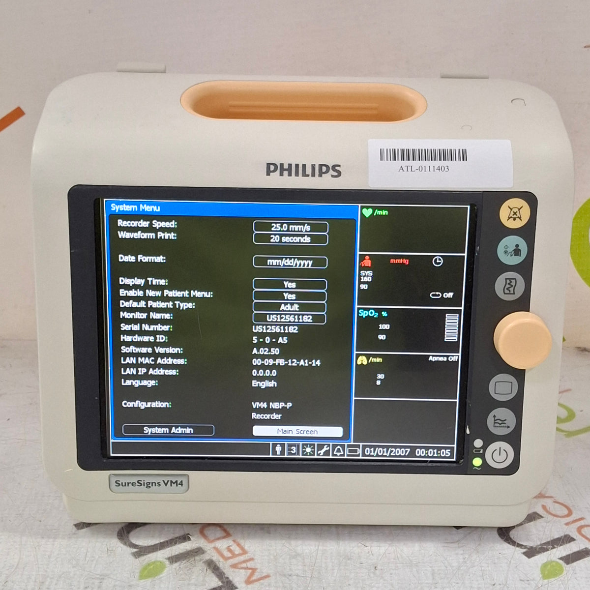 Philips SureSigns VM4 Vital Signs Monitor — reLink Medical