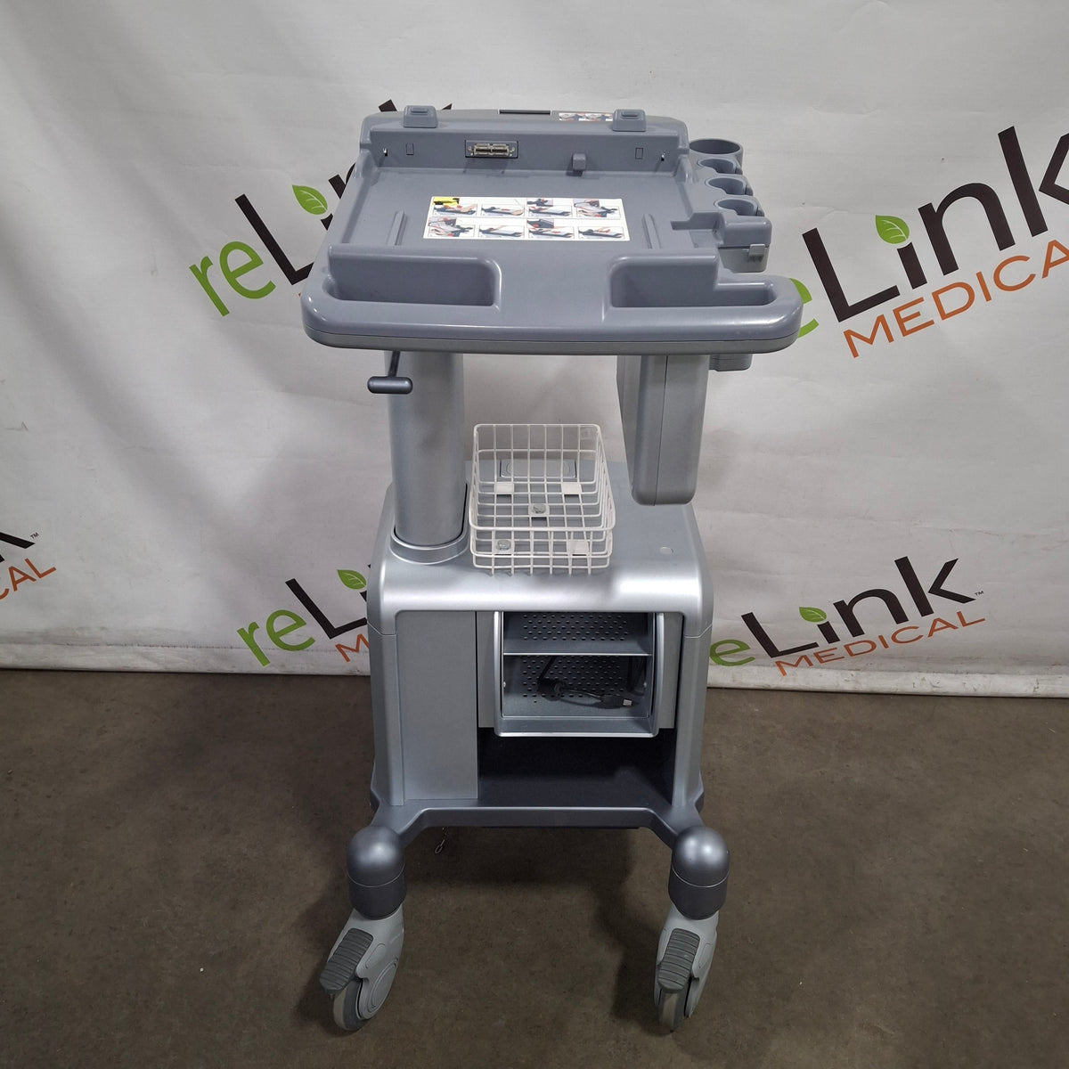 GE Healthcare Logiq e Advanced Isolation Mobile Docking Cart
