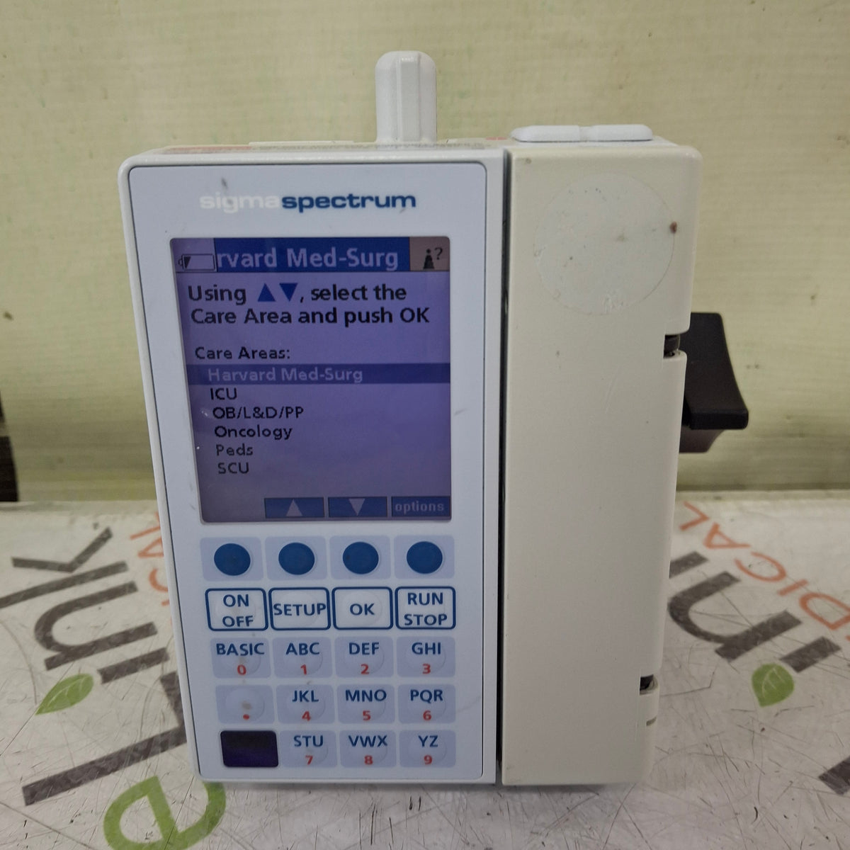 Baxter Sigma Spectrum 6.05.14 with B/G Battery Infusion Pump