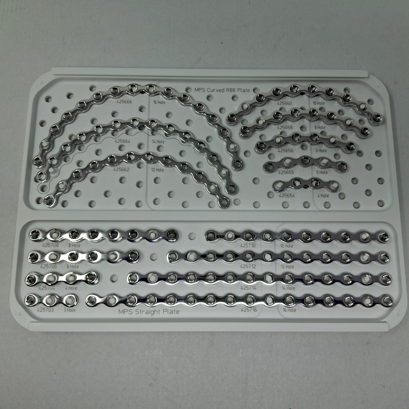 Stryker 901681 Matta Pelvic System Implant Case Plates