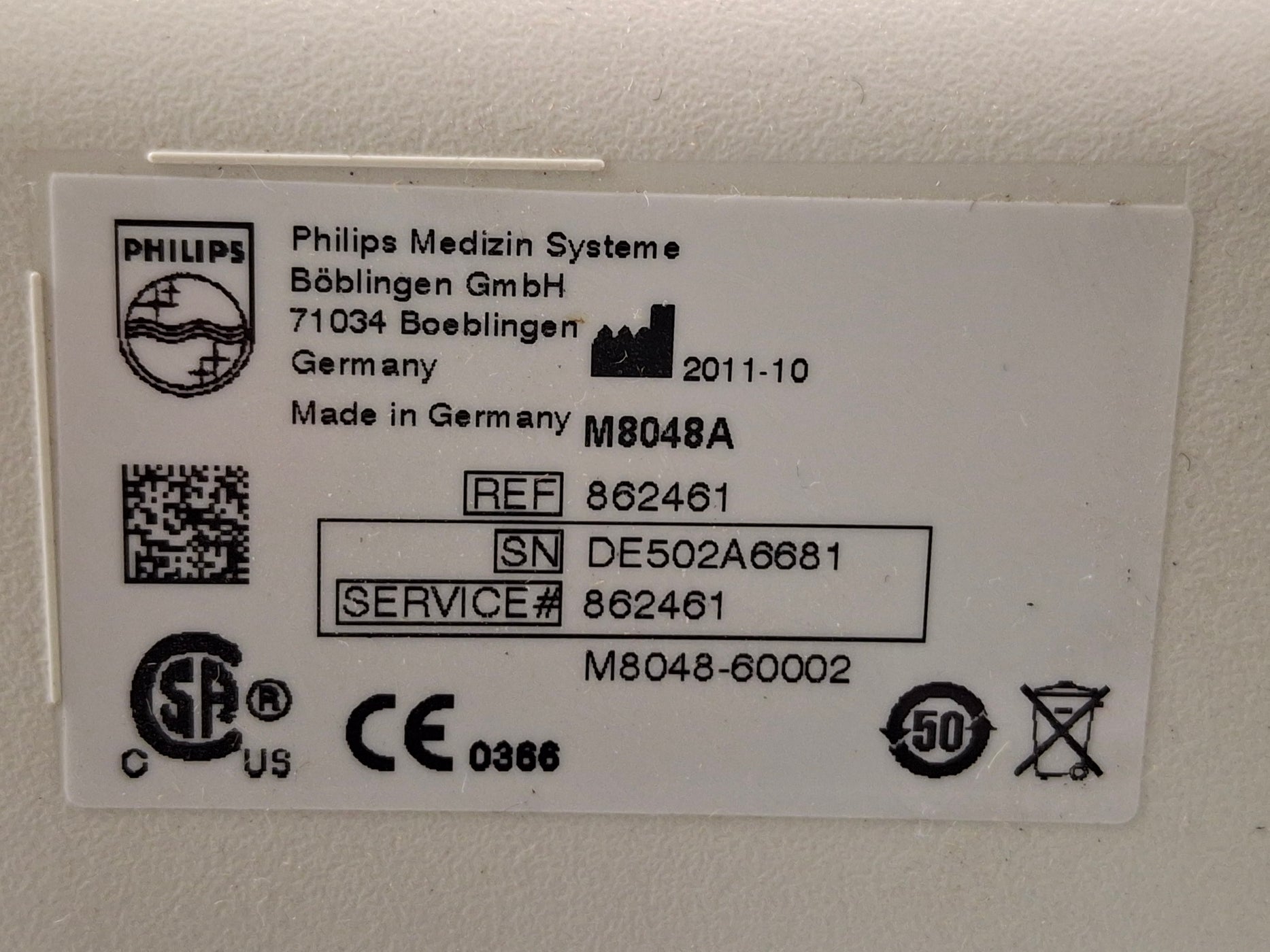 Philips M8048A IntelliVue Module Rack