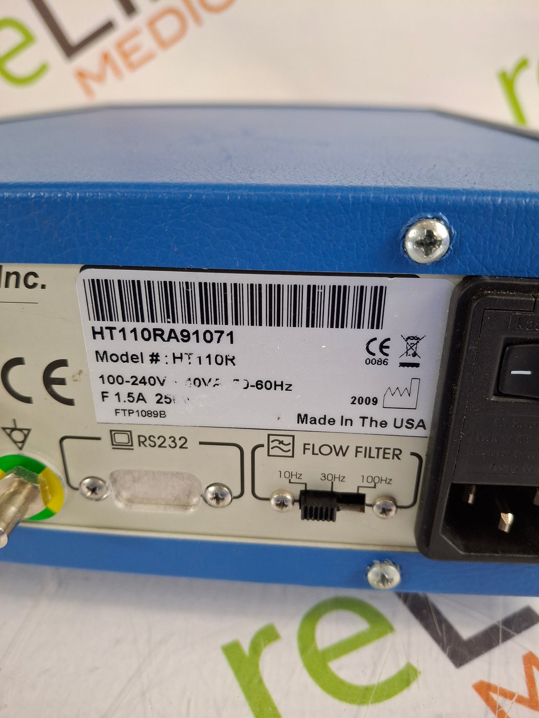 Transonic Systems INC HT110 Bypass Flow Meter