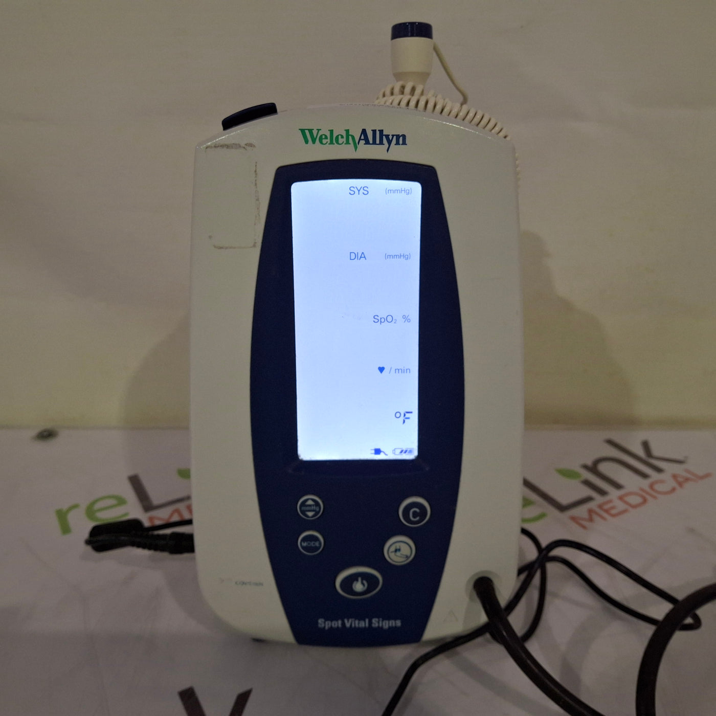 Welch Allyn Spot 420 - NIBP, Temp, Nellcor SpO2 Vital Signs Monitor