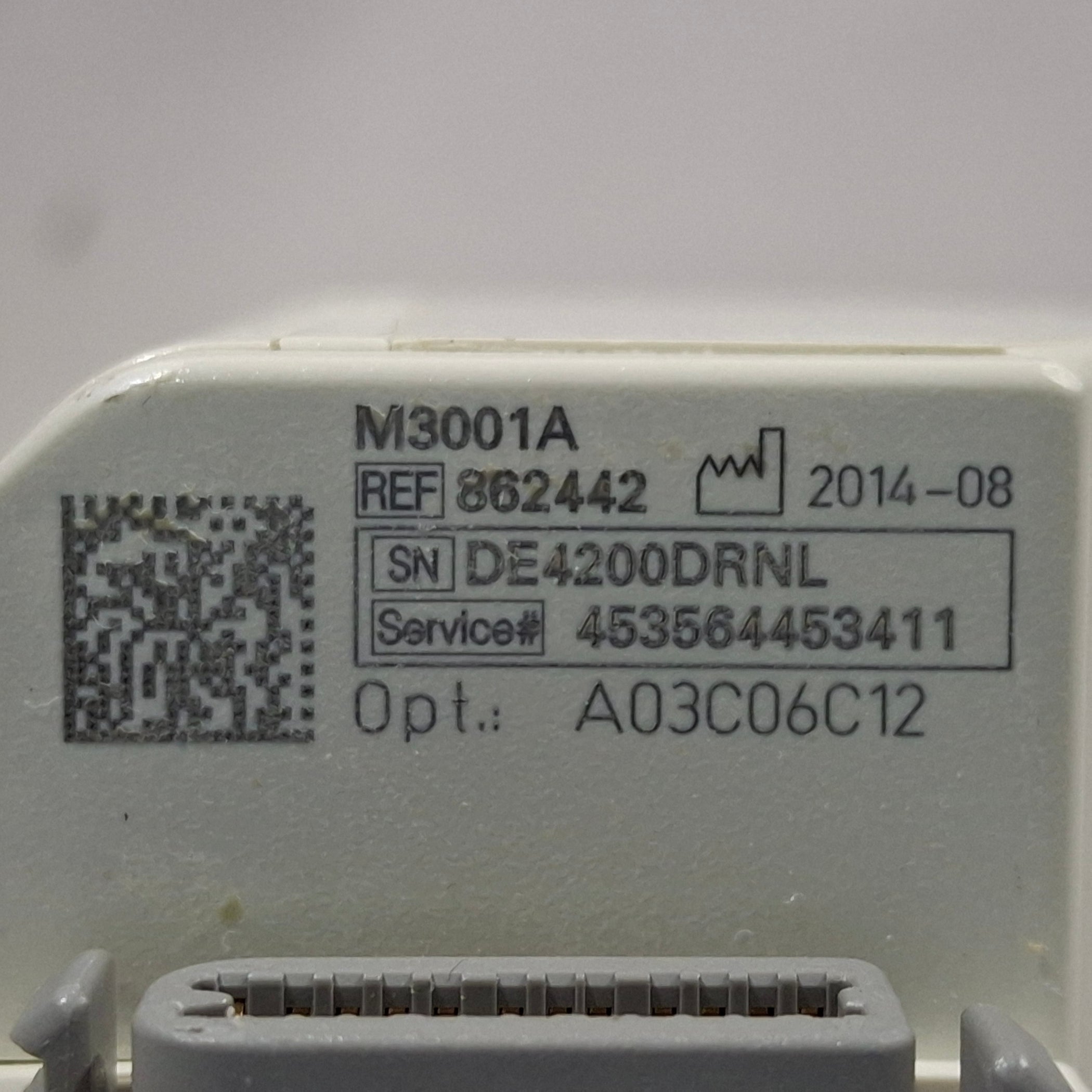 Philips M3001A-A03C06C12 Masimo SpO2, NIBP, 12 lead ECG, Temp, IBP MMS