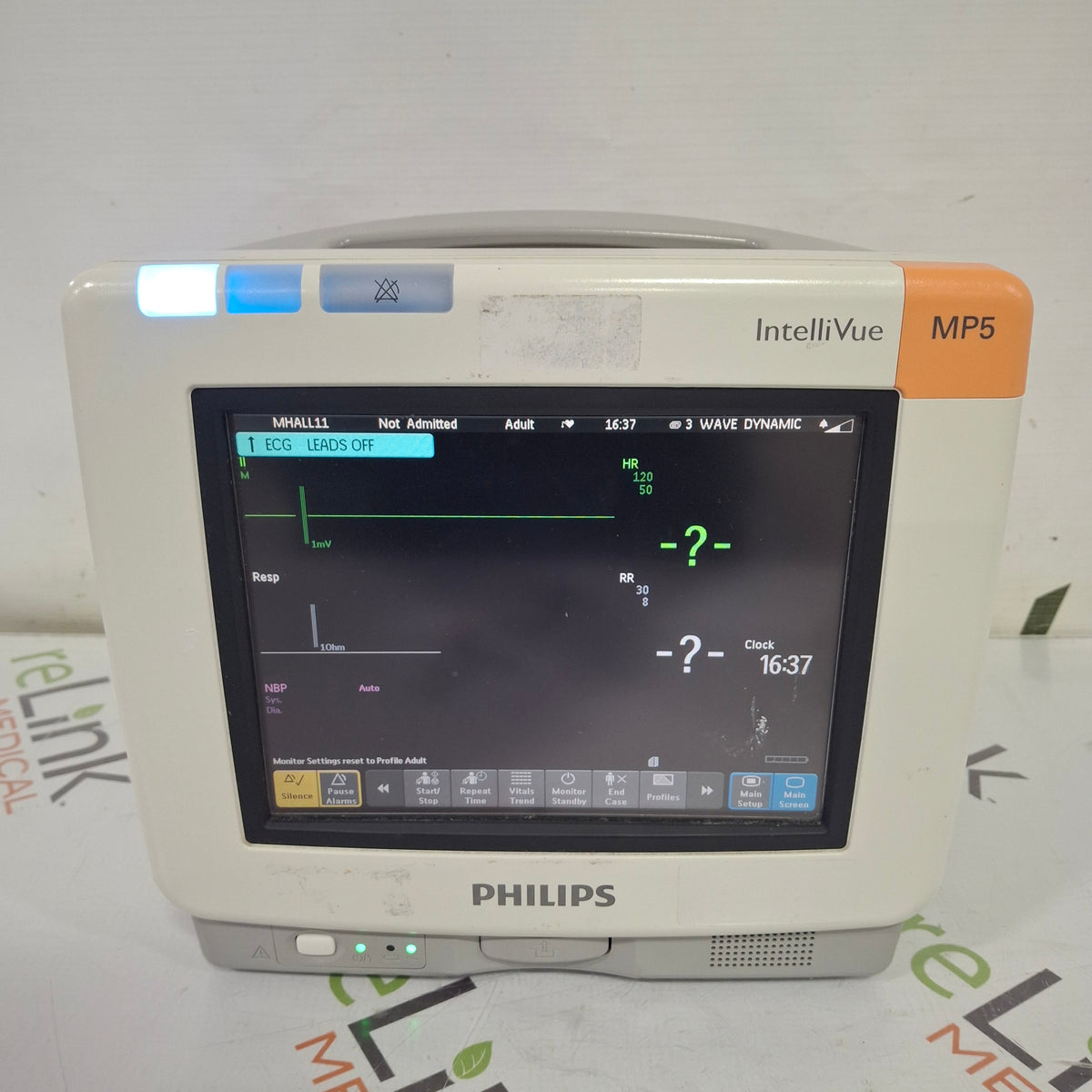 Philips Intellivue MP5 - ECG, Fast SpO2, NIBP, CO2 Patient Monitor