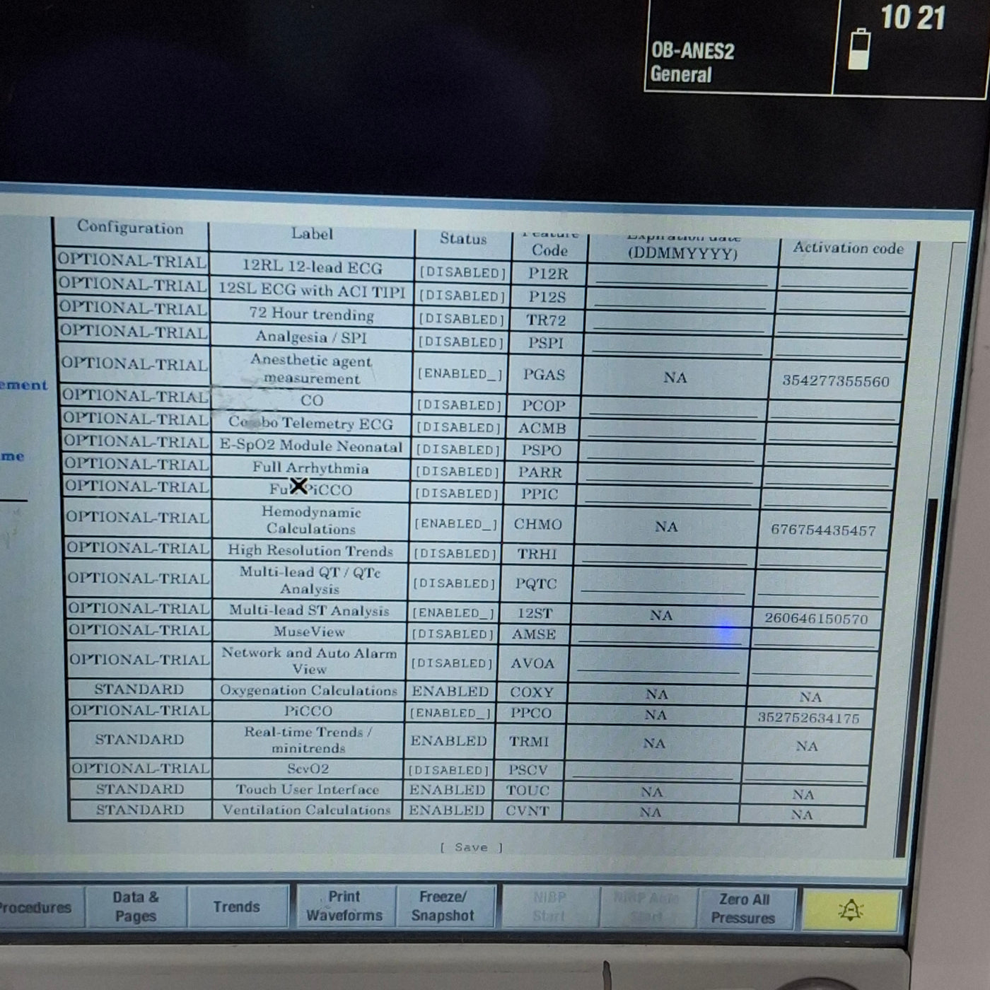 GE Healthcare Carescape B650 Anesthesia Care Patient Monitor