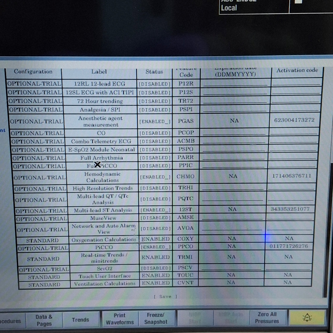 GE Healthcare Carescape B650 Anesthesia Care Patient Monitor
