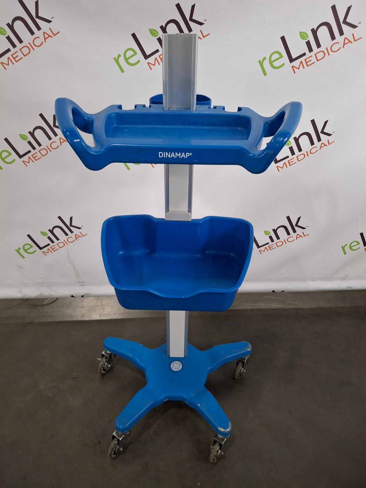 GE Healthcare Roll Stand Mobility Workstation for Dinamap Monitors