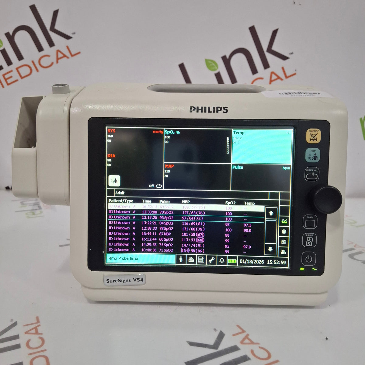 Philips SureSigns VS4 Vital Signs Monitor