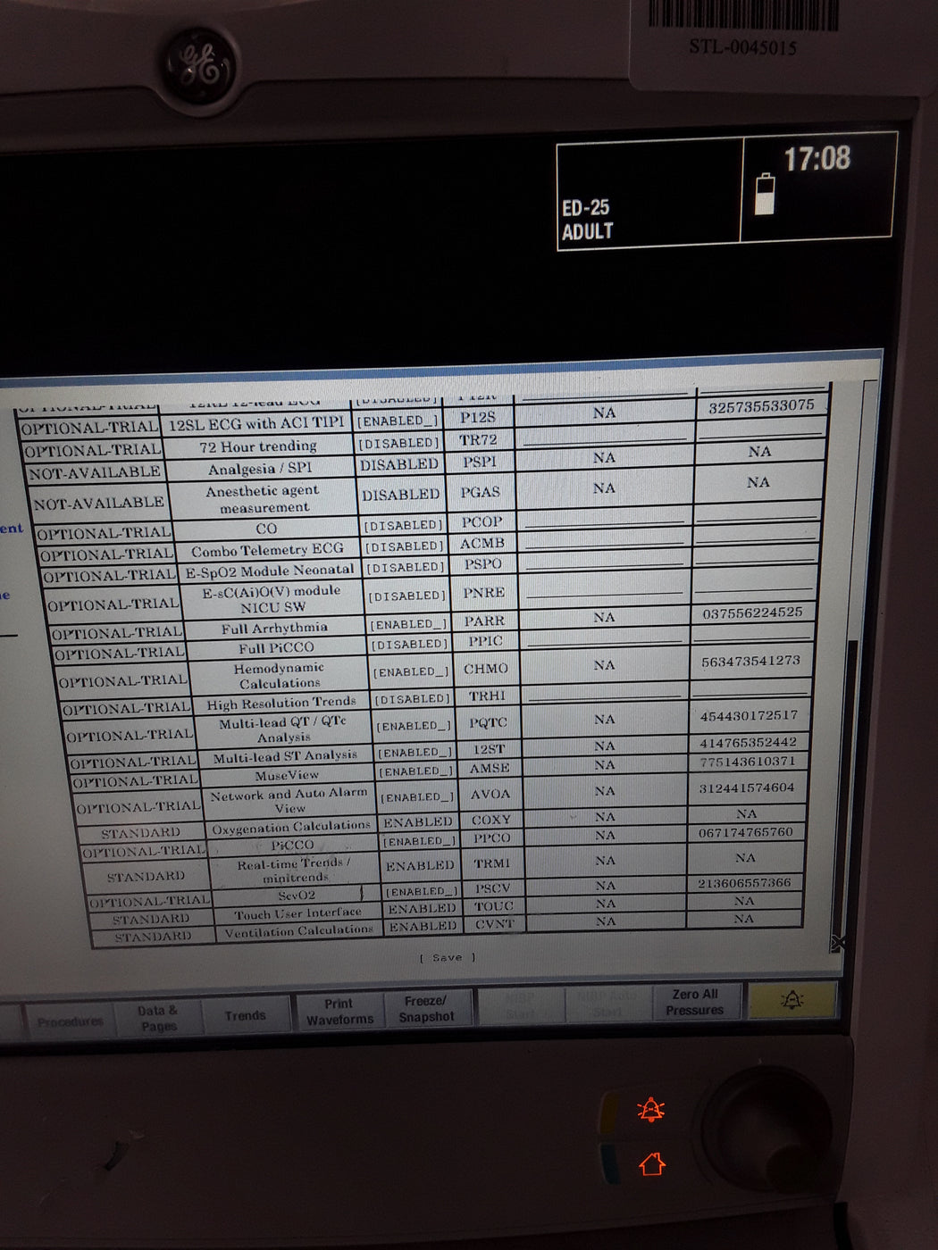 GE Healthcare Carescape B650 Emergency Care Patient Monitor