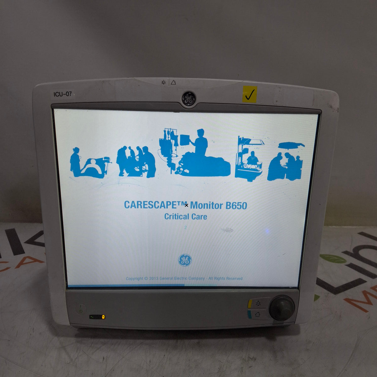 GE Healthcare Carescape B650 Critical Care Patient Monitor