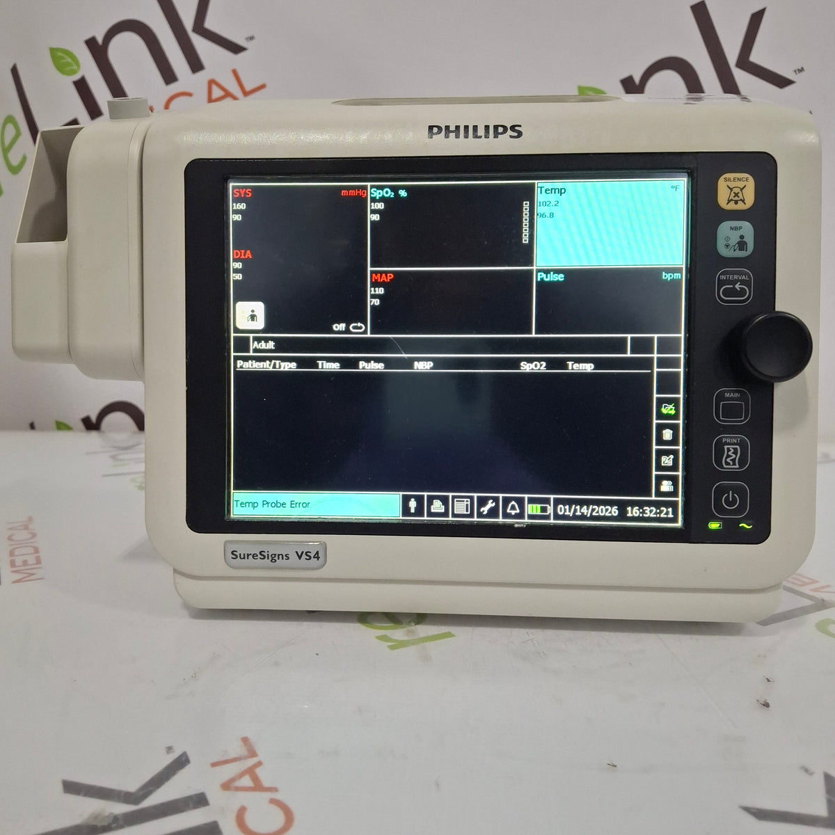 Philips SureSigns VS4 Vital Signs Monitor