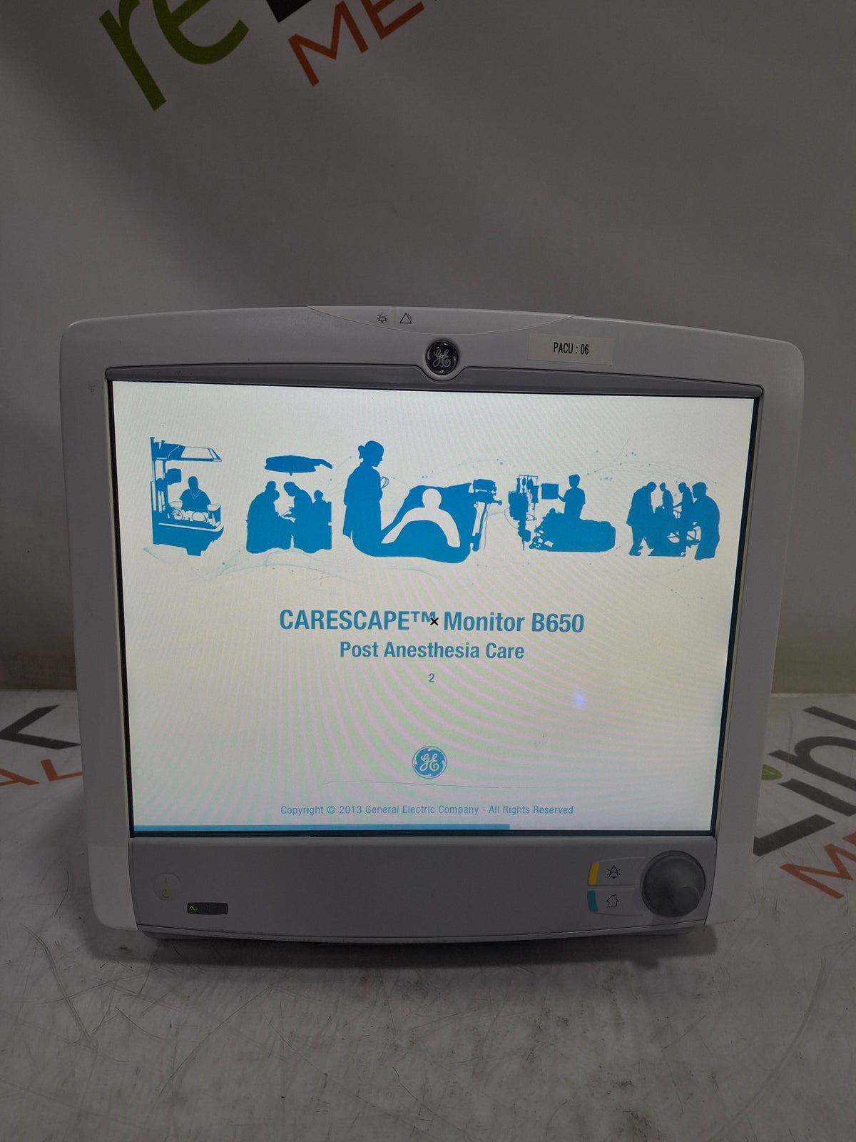 GE Healthcare Carescape B650 Post Anesthesia Care Patient Monitor