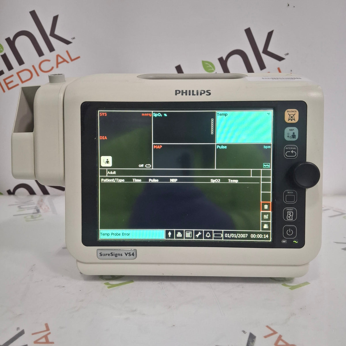 Philips SureSigns VS4 Vital Signs Monitor