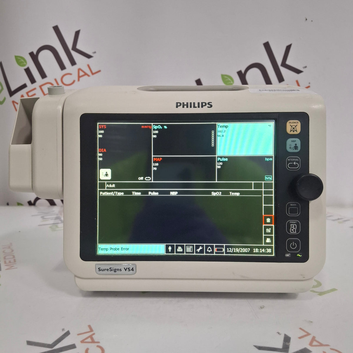 Philips SureSigns VS4 Vital Signs Monitor