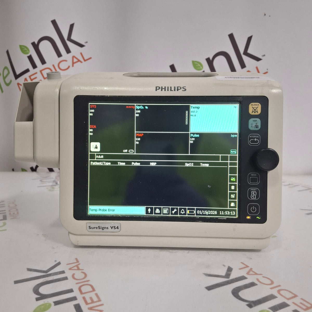 Philips SureSigns VS4 Vital Signs Monitor