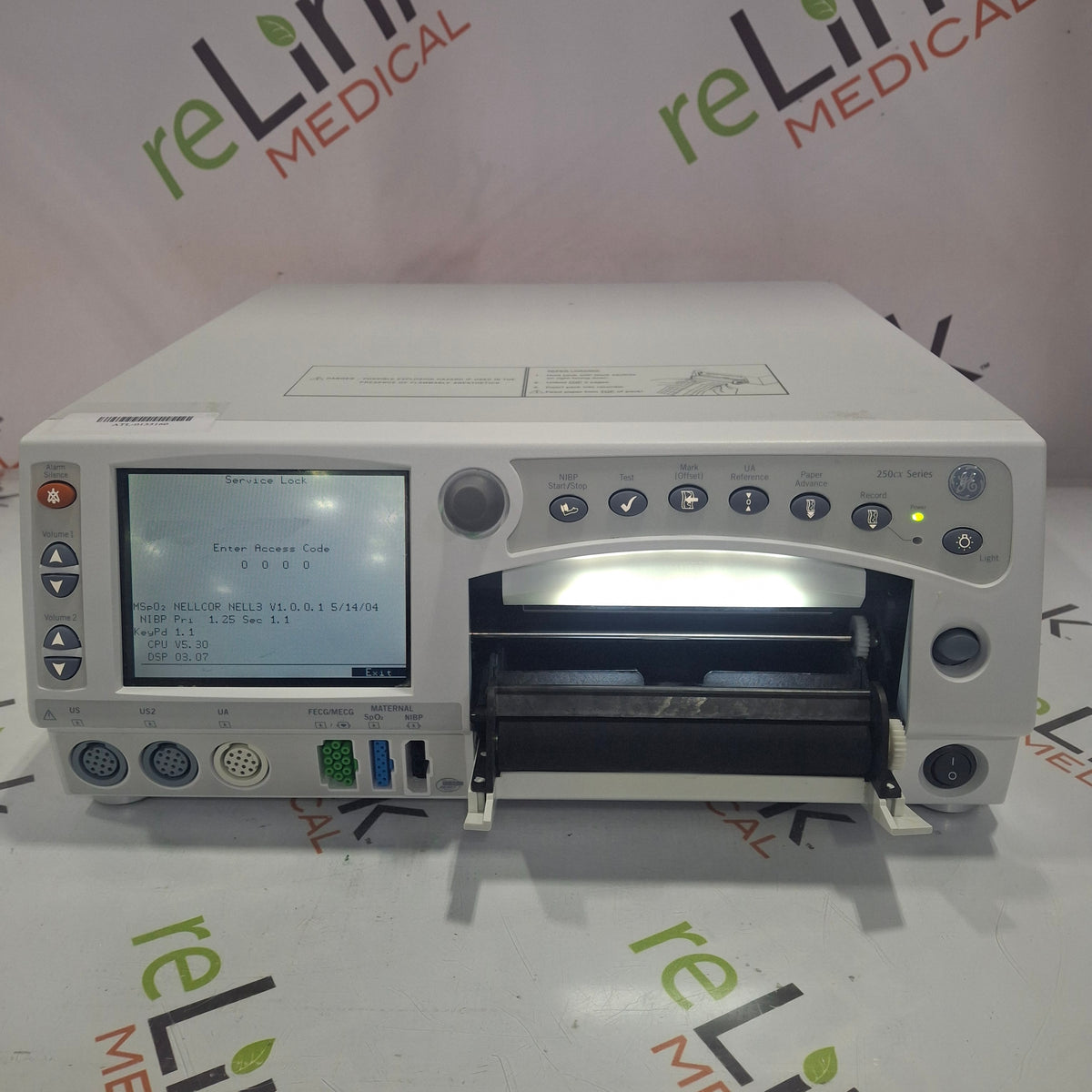 GE Healthcare Corometrics 250cx Series Model 259cx Fetal Monitor