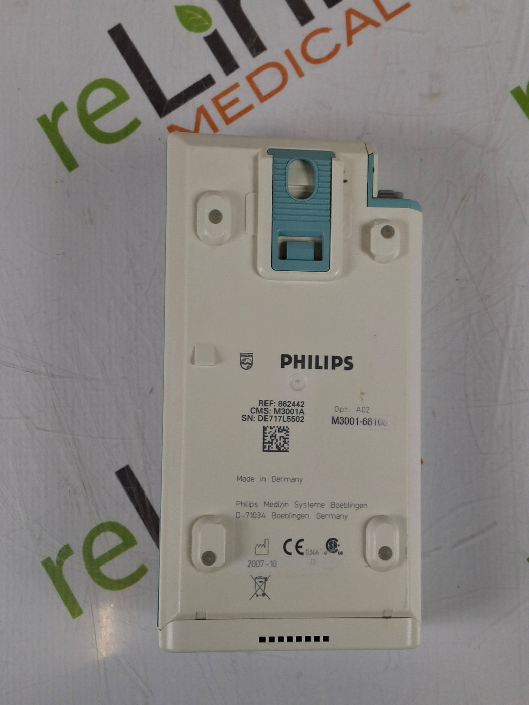 Philips M3001A-A02 OxiMax SpO2, NIBP, ECG MMS Module