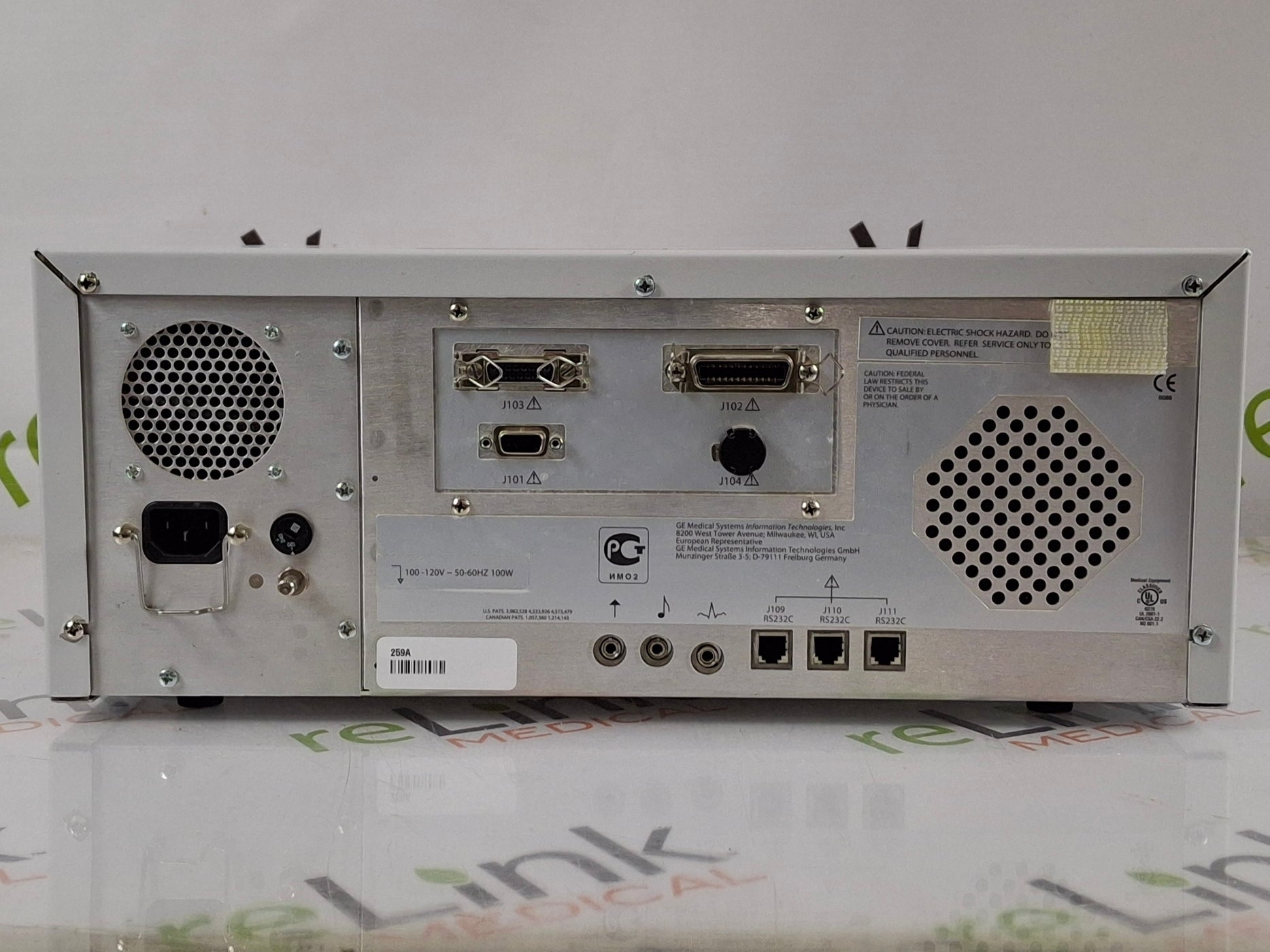 GE Healthcare Corometrics 250 Series Model 259 Fetal Monitor