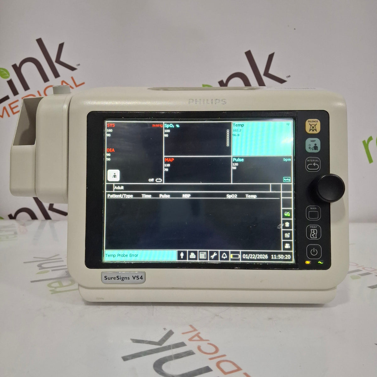 Philips SureSigns VS4 Vital Signs Monitor