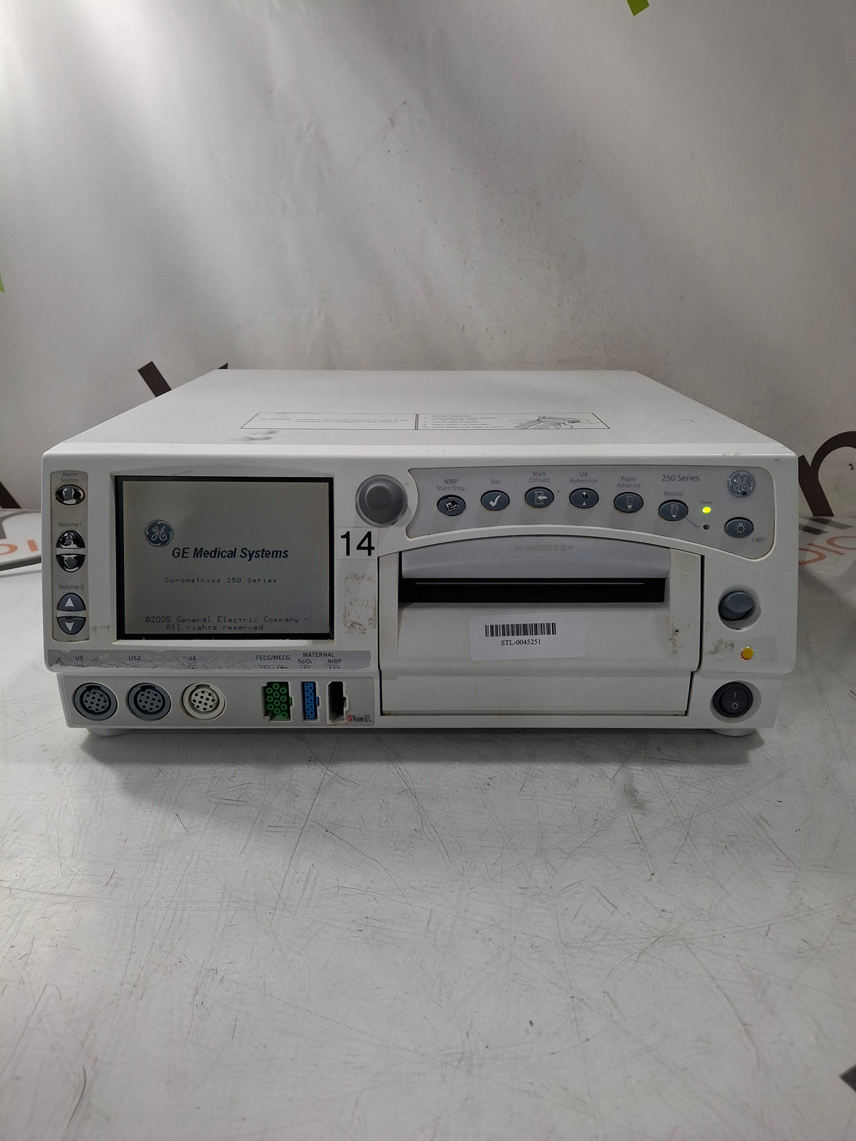 GE Healthcare Corometrics 250cx Series Model 259cx Fetal Monitor