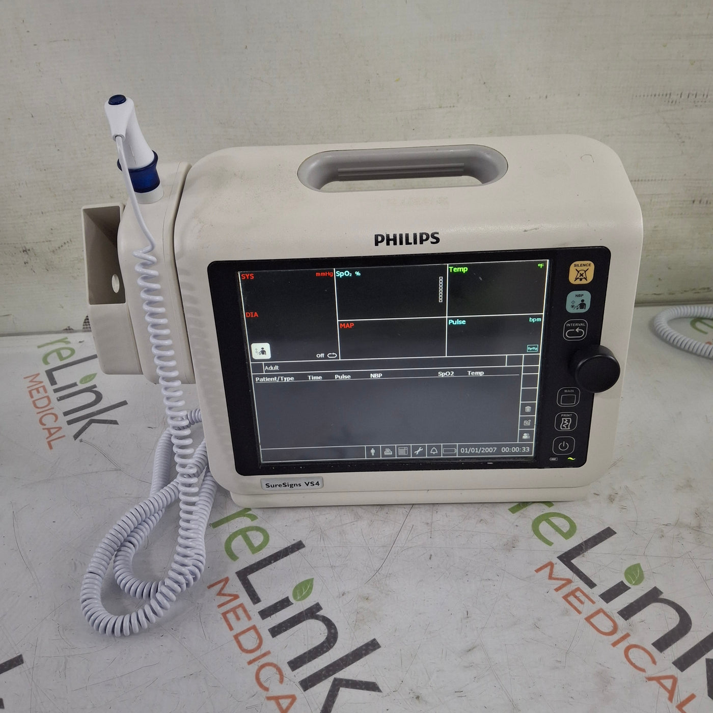 Philips SureSigns VS4 Vital Signs Monitor