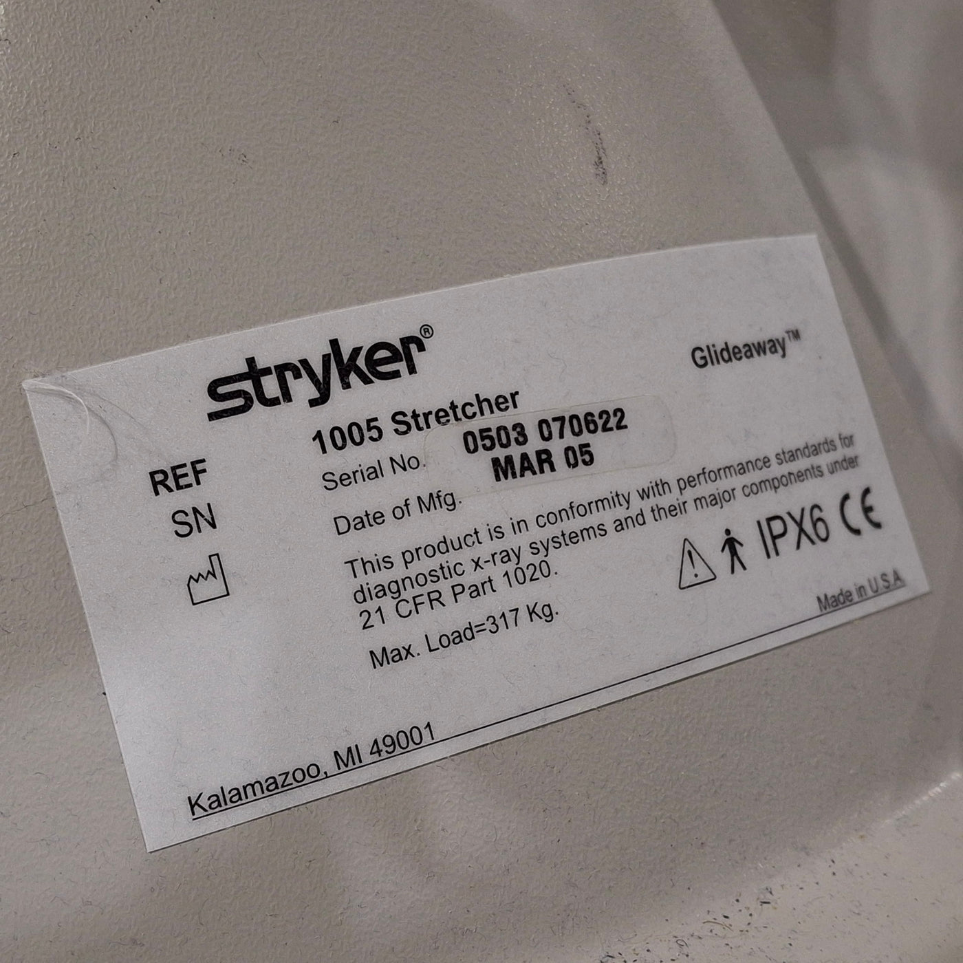 Stryker 1005 Stretcher