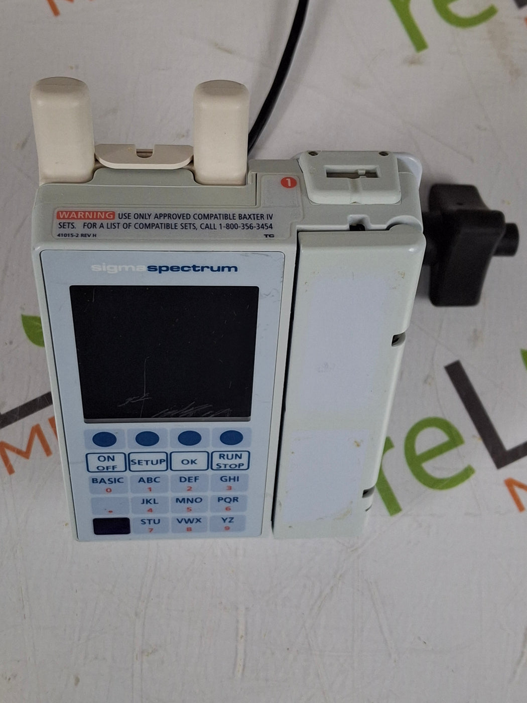 Baxter Sigma Spectrum w/ A/B/G/N Battery Infusion Pump