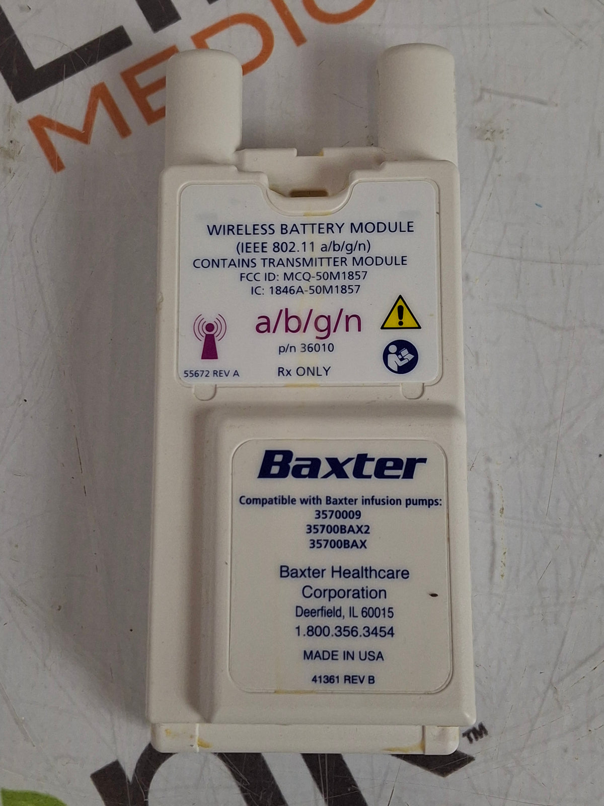 Baxter Spectrum IQ 36010 A/B/G/N Battery
