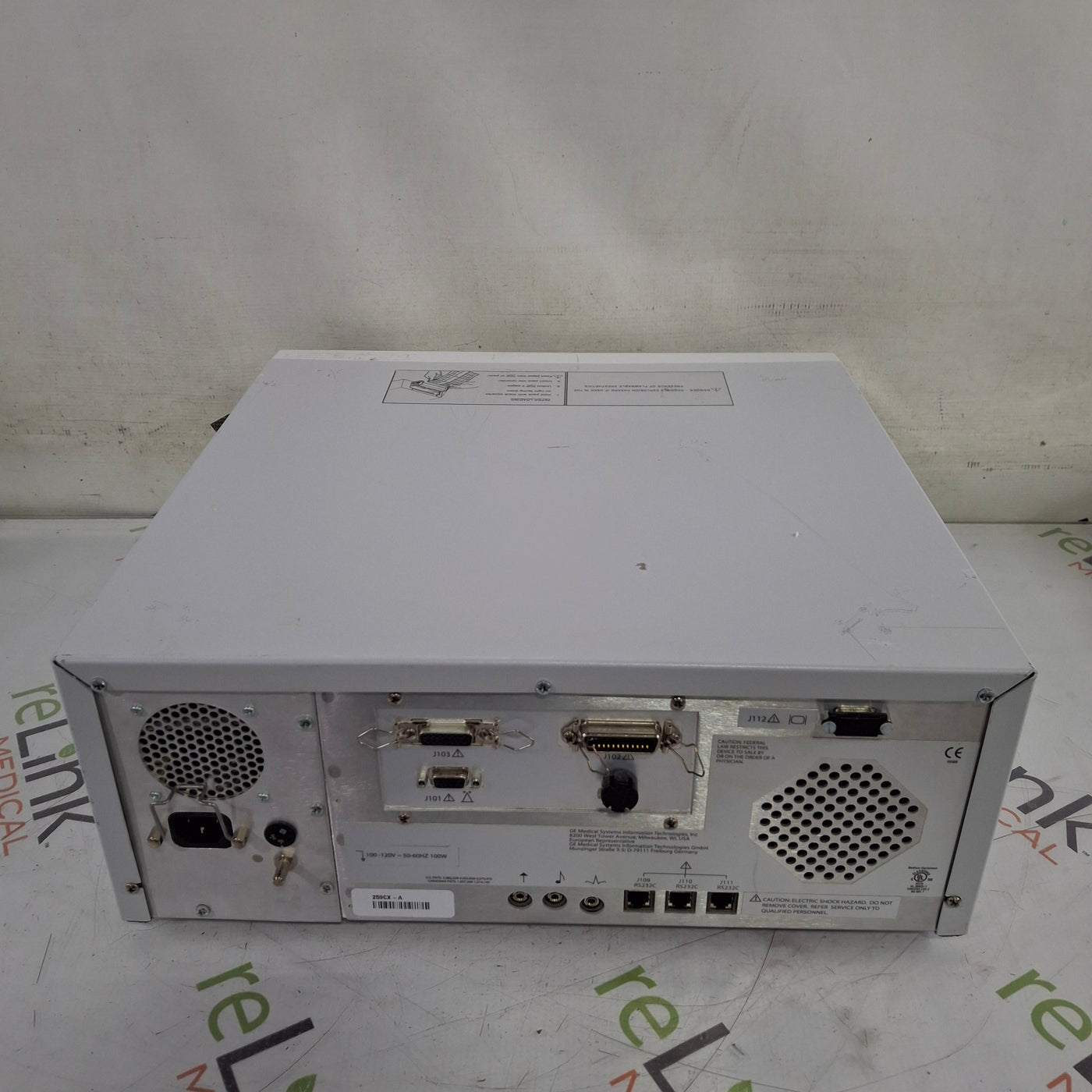 GE Healthcare Corometrics 250cx Series Model 259cx Fetal Monitor