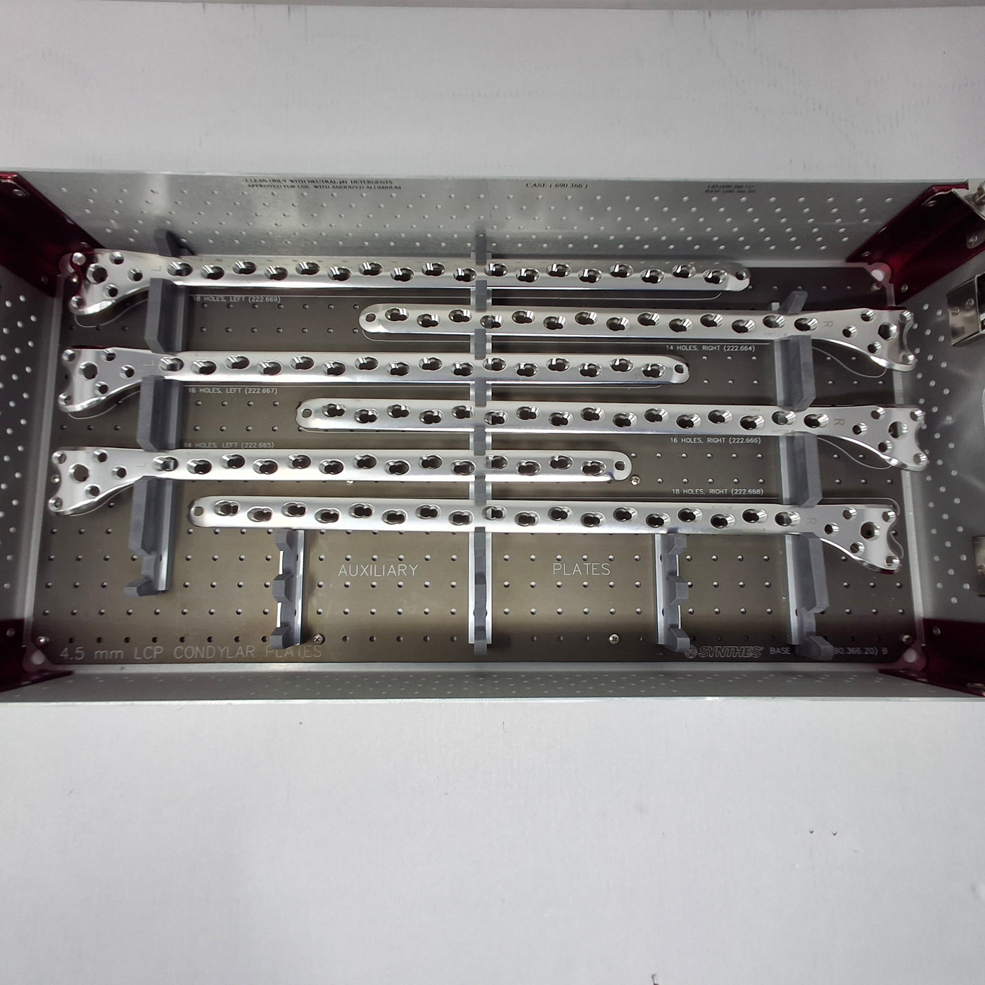 Synthes, Inc. Locking Periarticular Plating System 4.5mm LCP Condylar