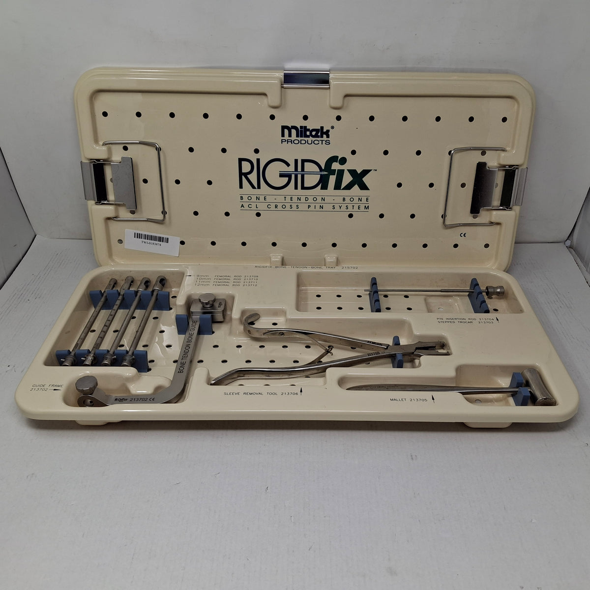 Mitek 215702 Rigidfix ACL Cross Pin System, Bone Tendon Bone