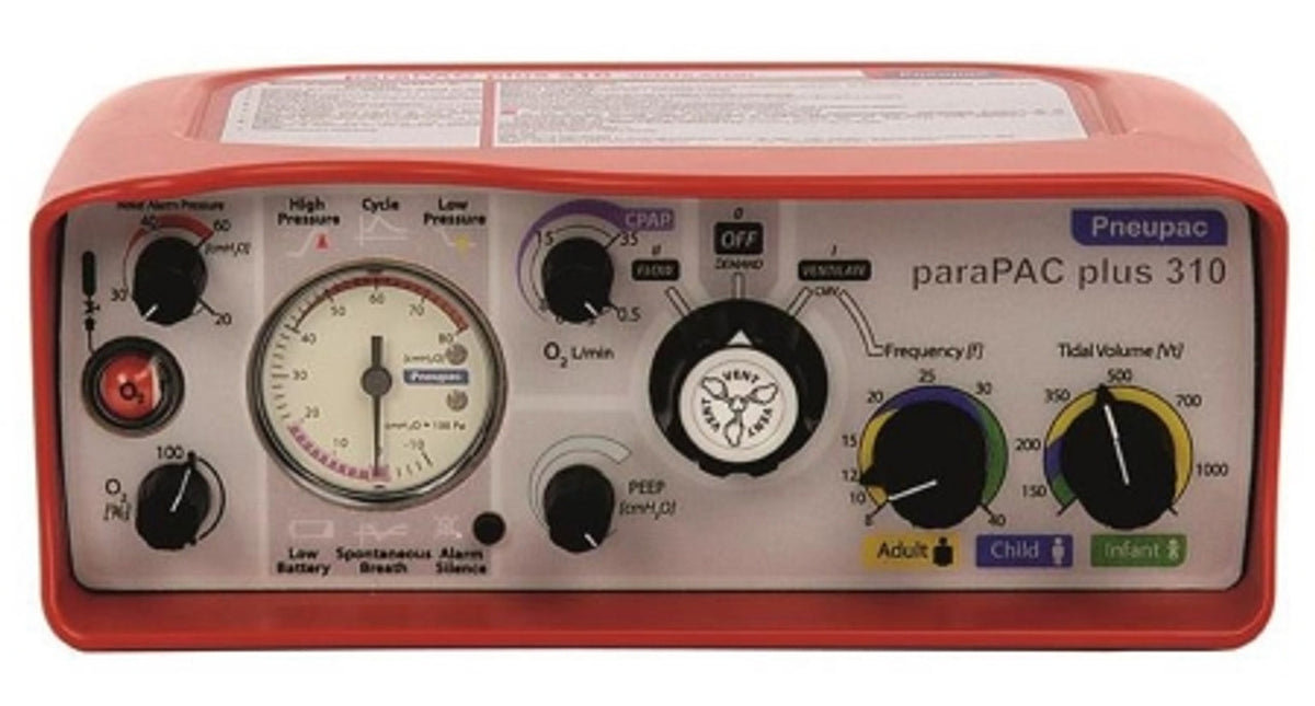 ICU Medical paraPAC Plus Transport Ventilator