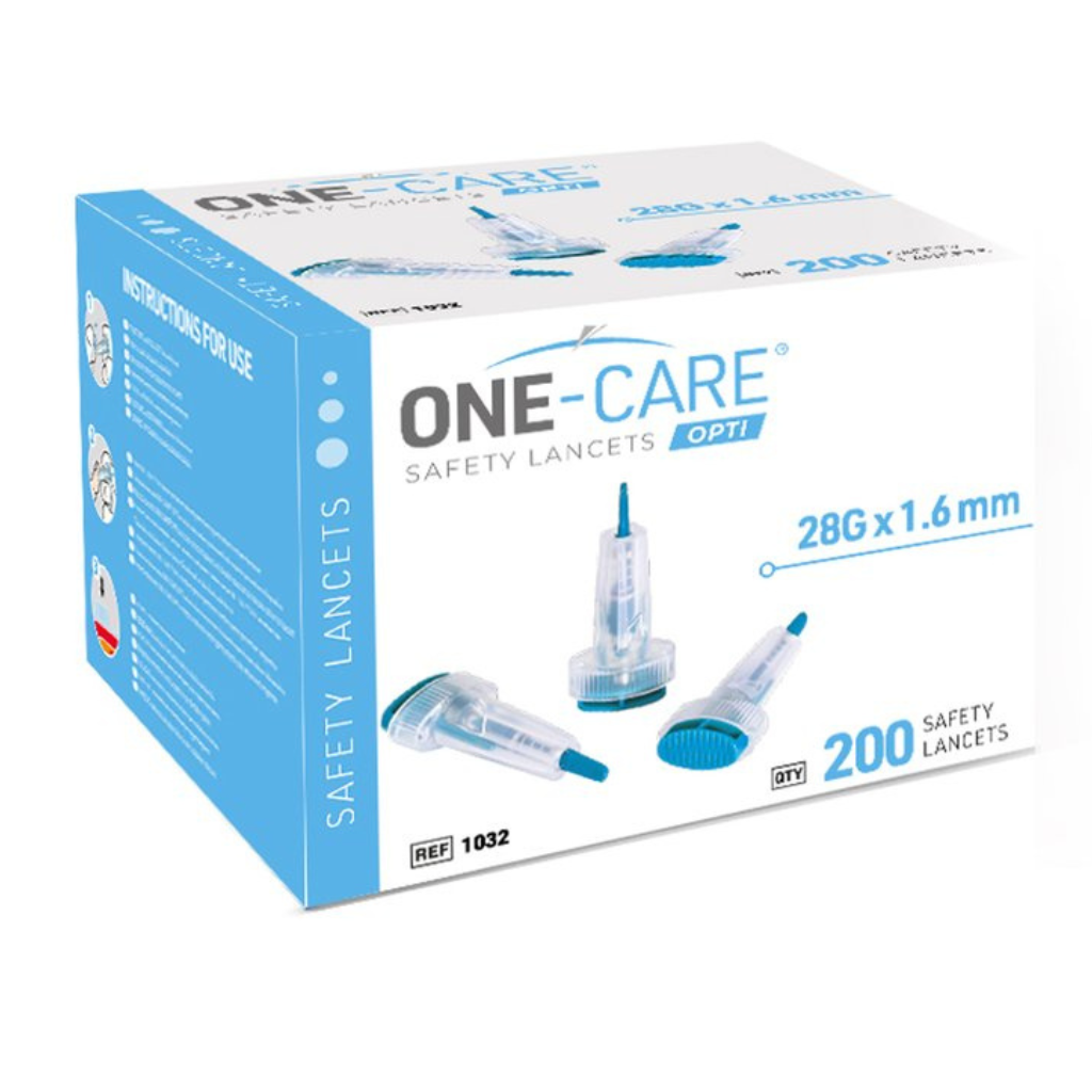 MediVena 1032 Safety Lancets Top Button Activated 28G x 1.6mm